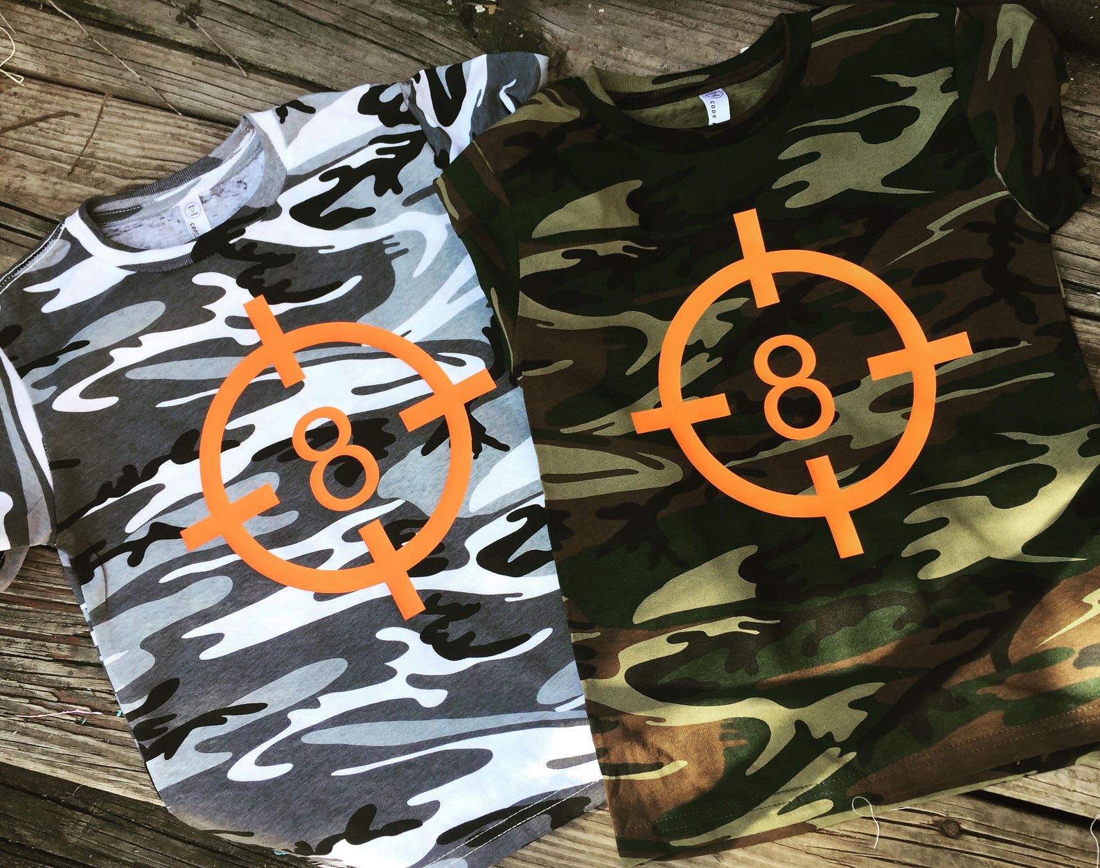 Camo Target Shirt - Etsy
