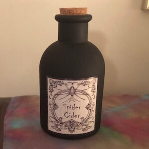 Spider Cider Bottle - Etsy