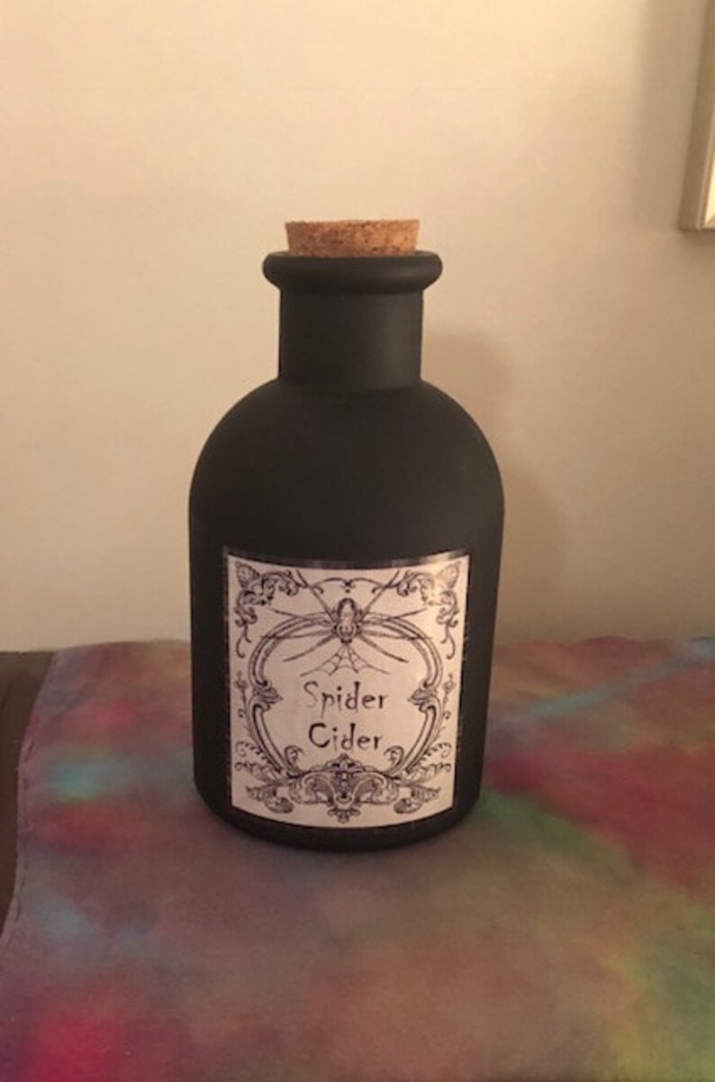 Spider Cider Bottle | Etsy