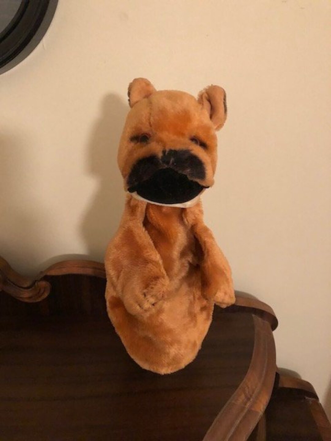 Vintage Steiff Brown Bulldog Hand Puppet - Etsy UK