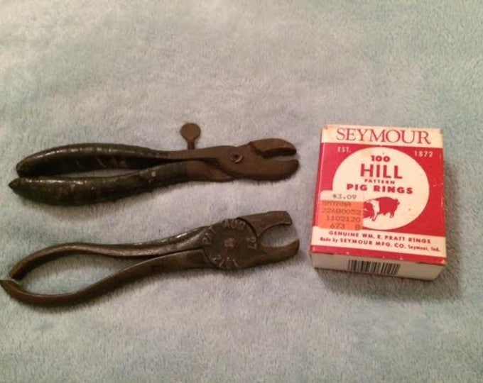 1950s Seymour Hill Pattern Pig Rings. yes Really Vintage - Etsy