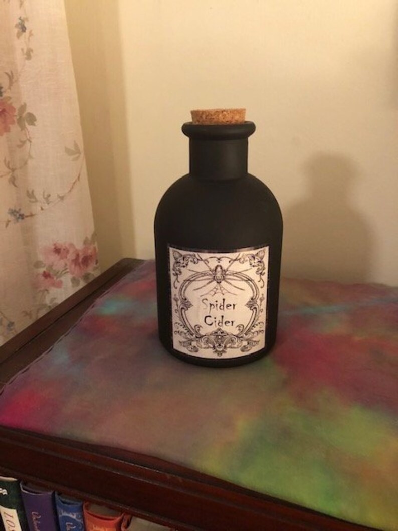 Spider Cider Bottle - Etsy