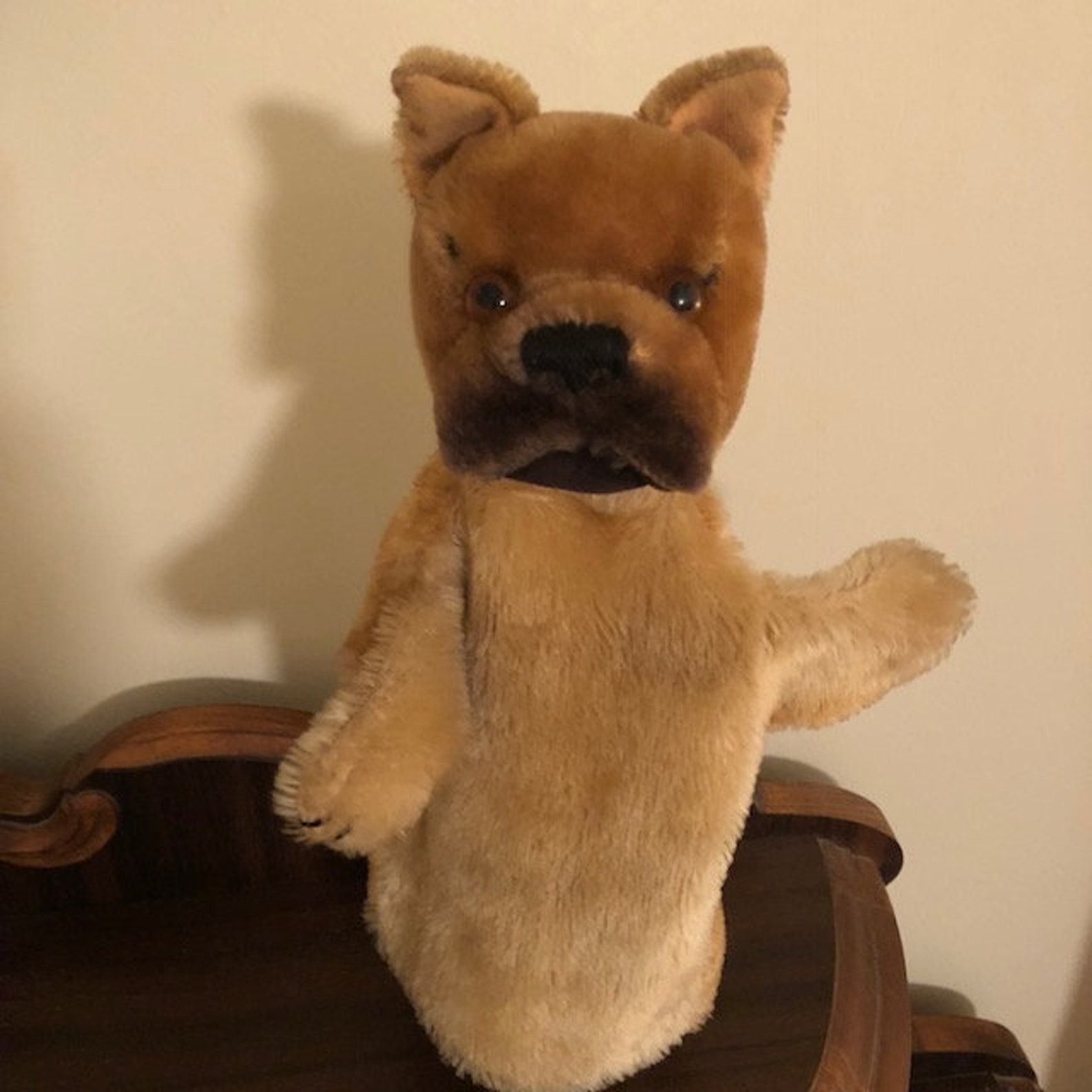 Vintage Steiff Brown Boxer Dog Hand Puppet - Etsy