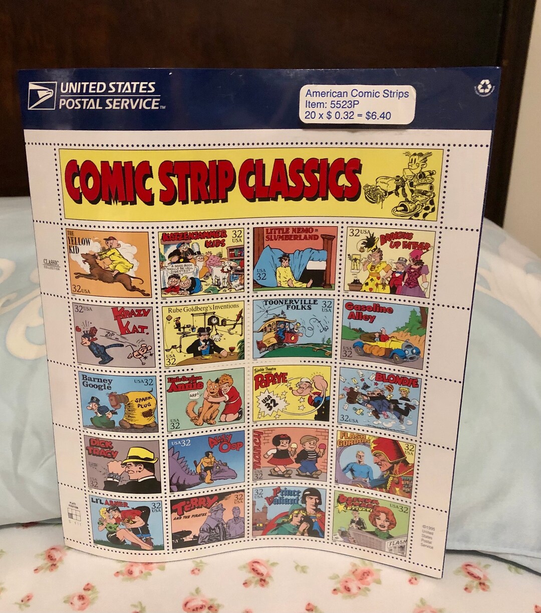 1995 the Comic Strip Classic Series of Commemorative Postage Stamps ...