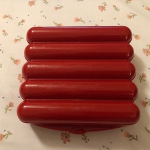 JOE Red Plastic Hot Dog Storage Container Holder - Etsy