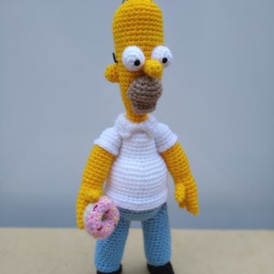 Homero Simpson the Simpsons Patrón Amigurumi ESPAÑOL - Etsy