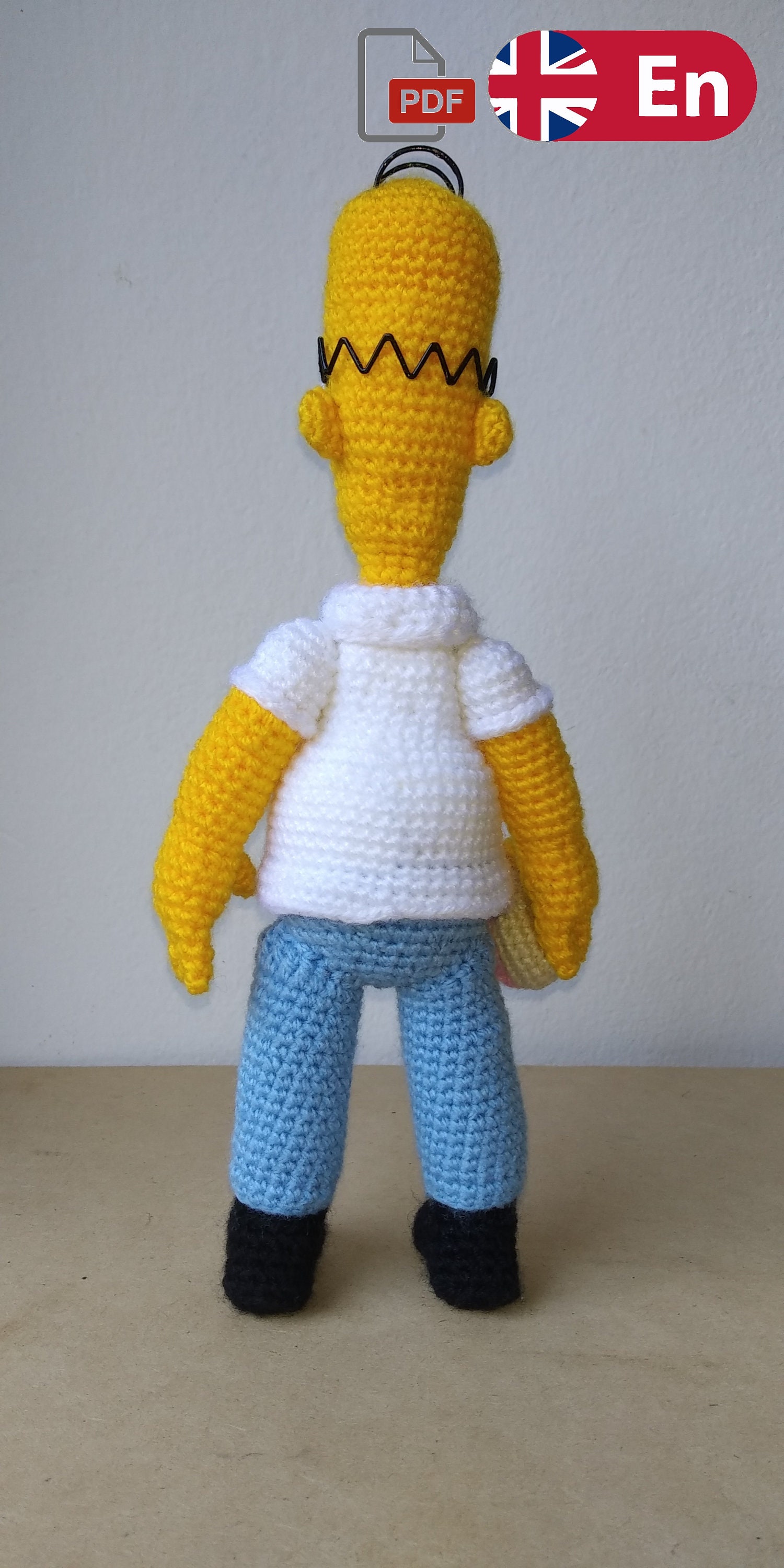 Homer Simpson the Simpsons Crochet Amigurumi Pattern - Etsy Canada