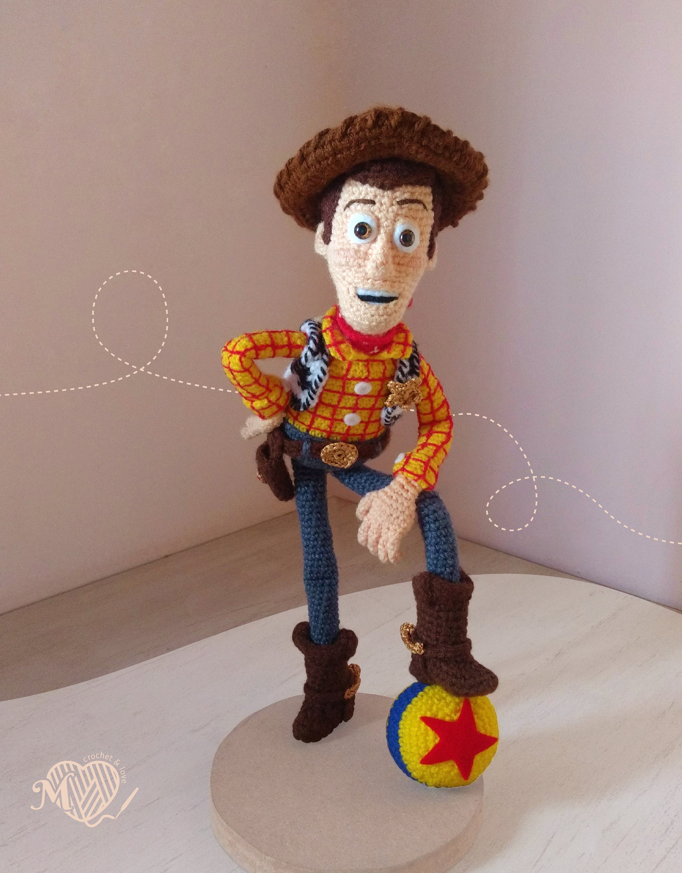 WOODY Crochet Amigurumi Pattern english - Etsy UK