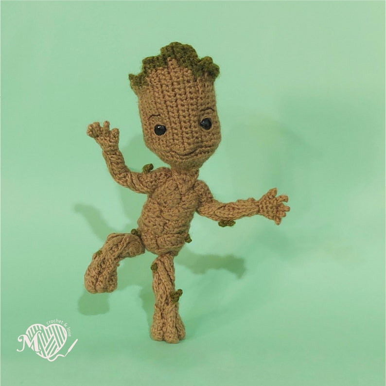GROOT Crochet Amigurumi Pattern english | Etsy