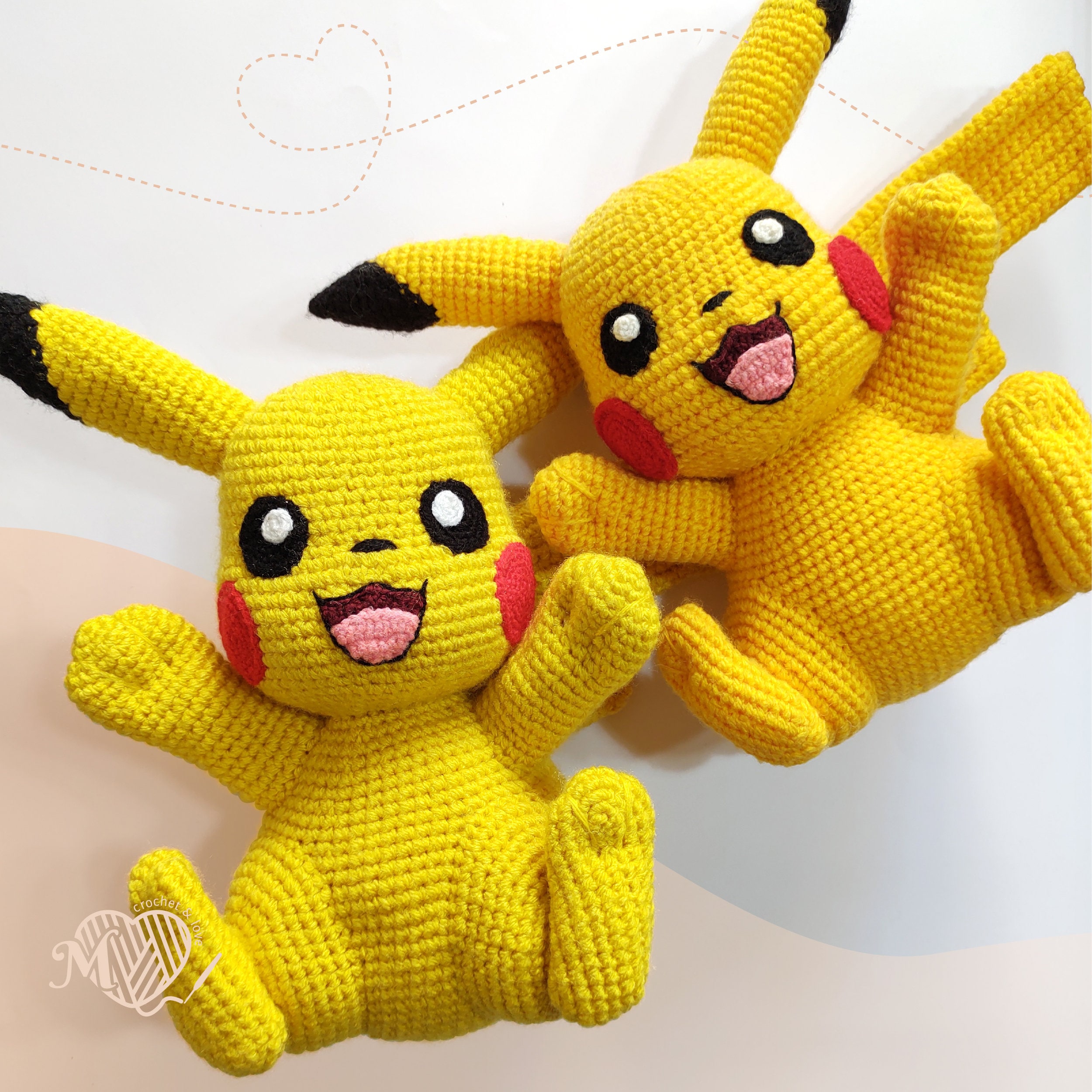 PIKACHU - Patrón Amigurumi (ESPAÑOL) - Etsy Ireland