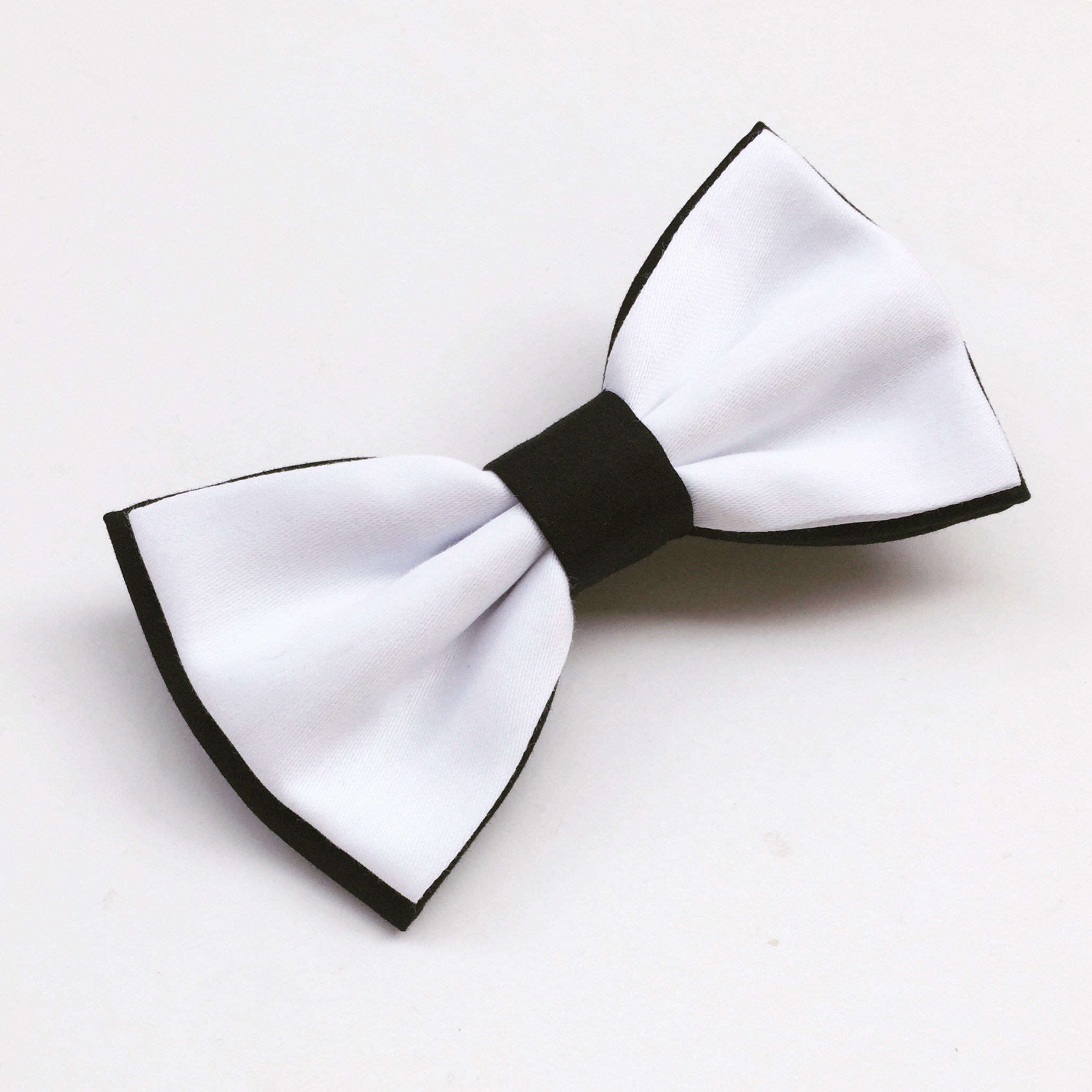 Bow Tie for Men Stylish Black and White, Gift for Man, Bow Tie for ...