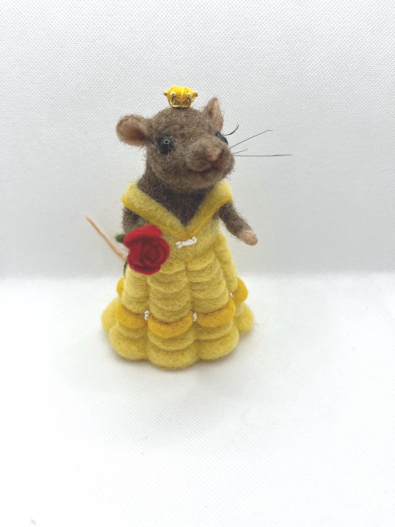 Needle Felted Princess Mouse - Etsy