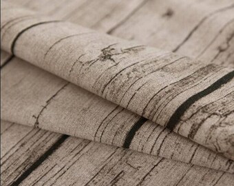 Wood grain fabric | Etsy