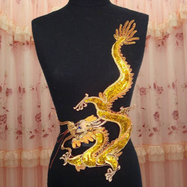 Embroidered Dragon - Etsy