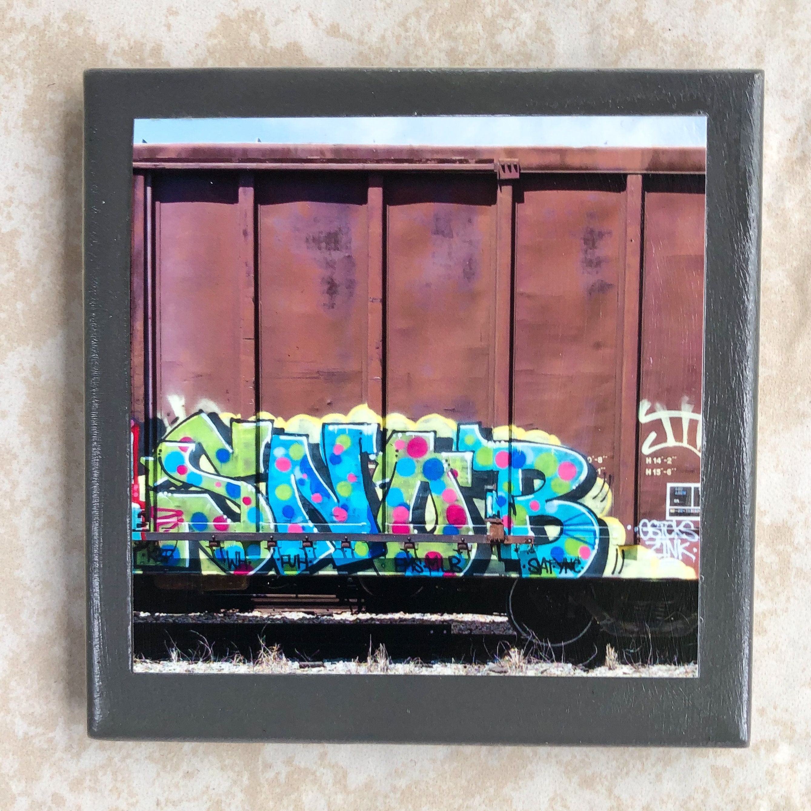 Train Art Coaster: Snob - Train Graffiti. Individually Photographed and ...