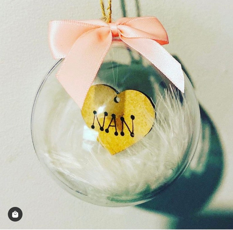 Personalised Bauble Gift Snowrememberance Baublechristmas - Etsy UK