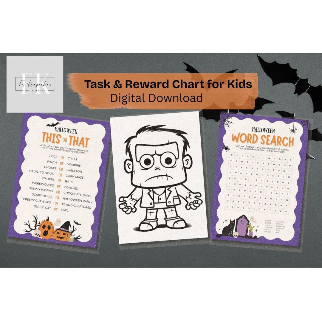 Halloween Printable Mega Activity Pack PDF | Kids Coloring, Scavenger ...