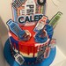 Personalised Prime Style Cake Topper With 6 Drinks Bottle Toppers Set ...