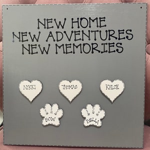 Personalised New Home Gift, Family, Wall Plaque, House Warming,gifts ...