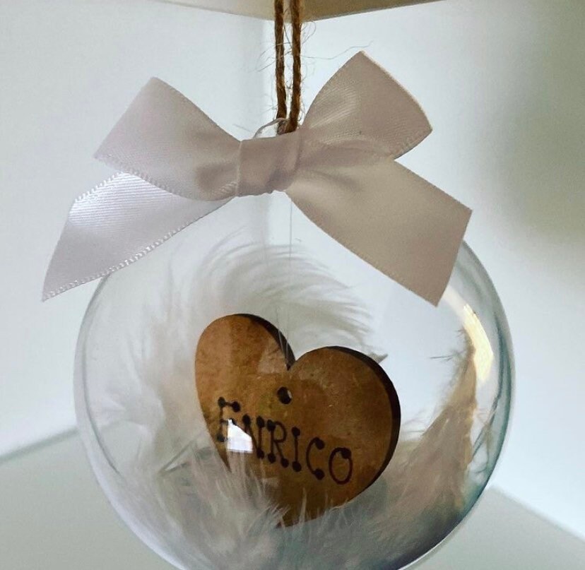 Personalised Bauble Gift Snowrememberance Baublechristmas - Etsy UK