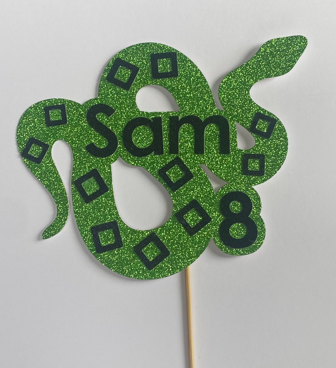 Personalised Snake Reptile Cake Topper,cake Decor Party,party Wear ...