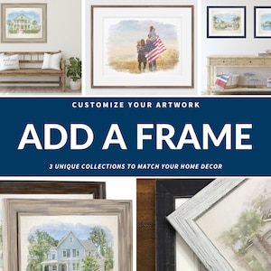 Add a Frame - Frame Add-on - Photo Frame Personalized Housewarming Gift ...
