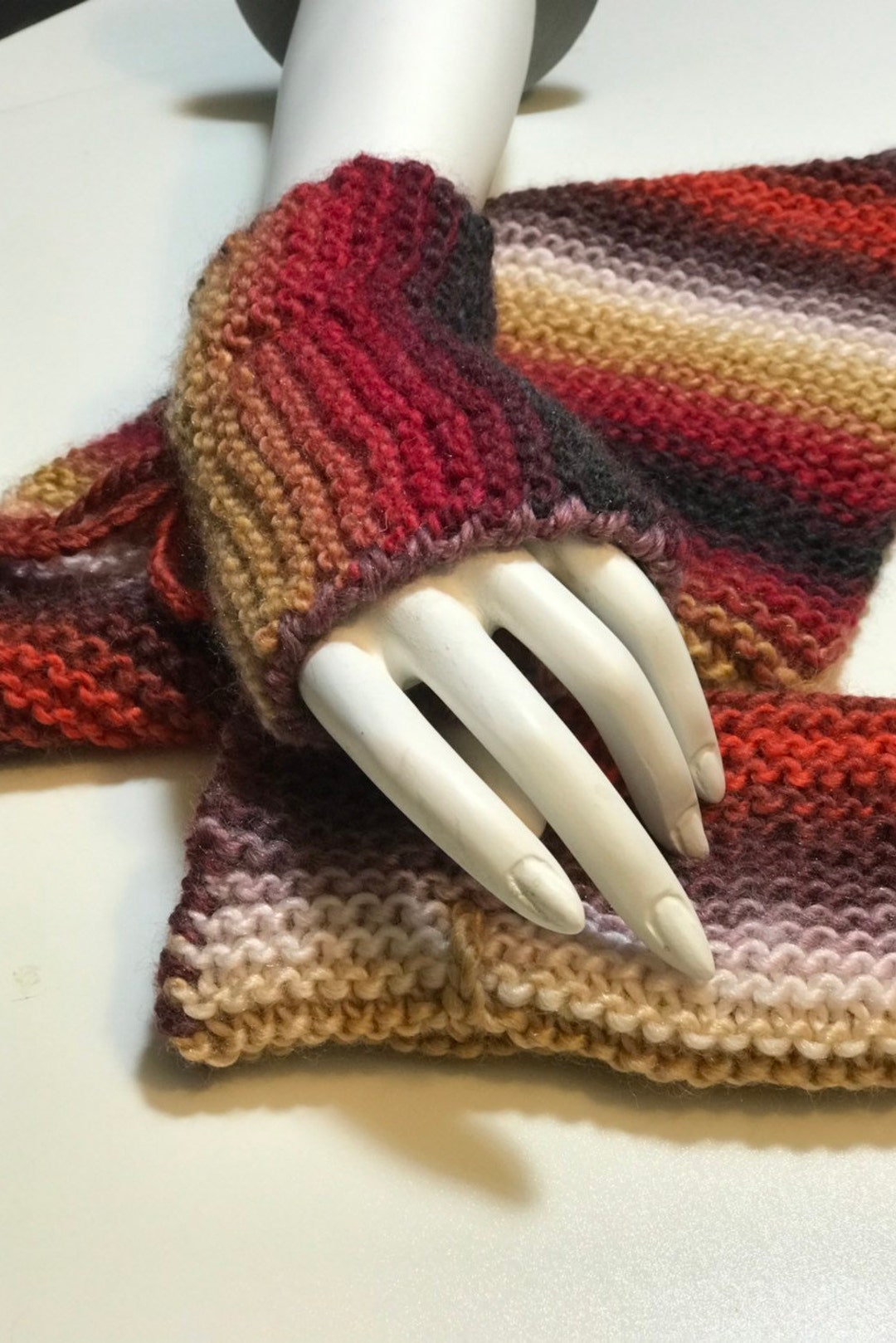 Knitted Scarf and Mittens Set Knitted Mittens Knitted Womens - Etsy