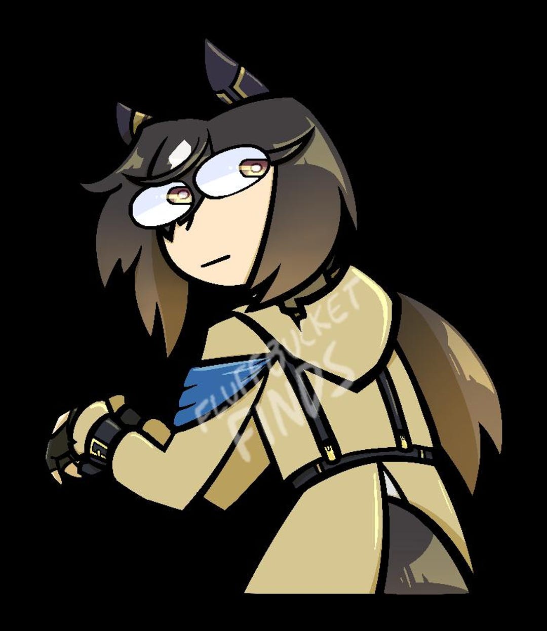 Stay Gold Side-eye Sticker | Inspired by Uma Musume Pretty Derby Anime ...