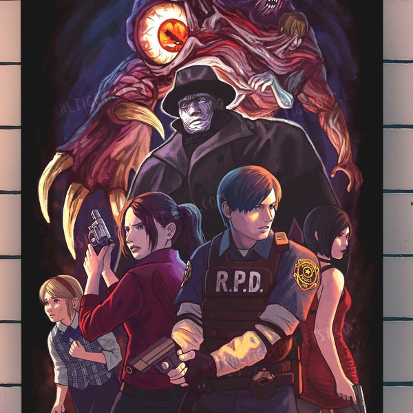 Resident Evil Art Print - Etsy
