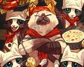 Meowscular Chef 11x17 Print Monster Hunter - Etsy