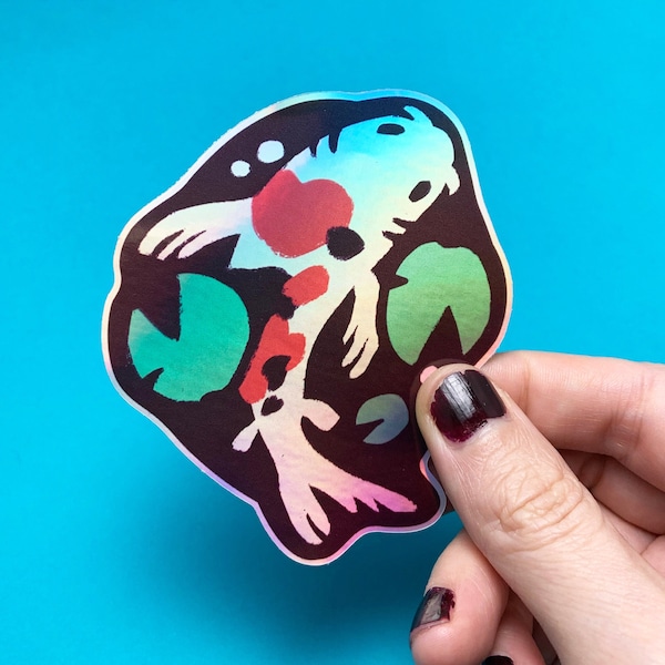 Koi Stickers - Etsy