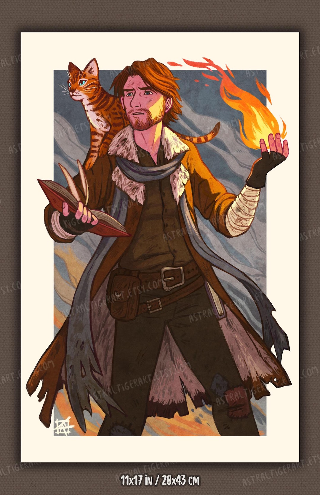 Caleb Widogast Art Print - Poster - Critical Role Fan Art - Etsy