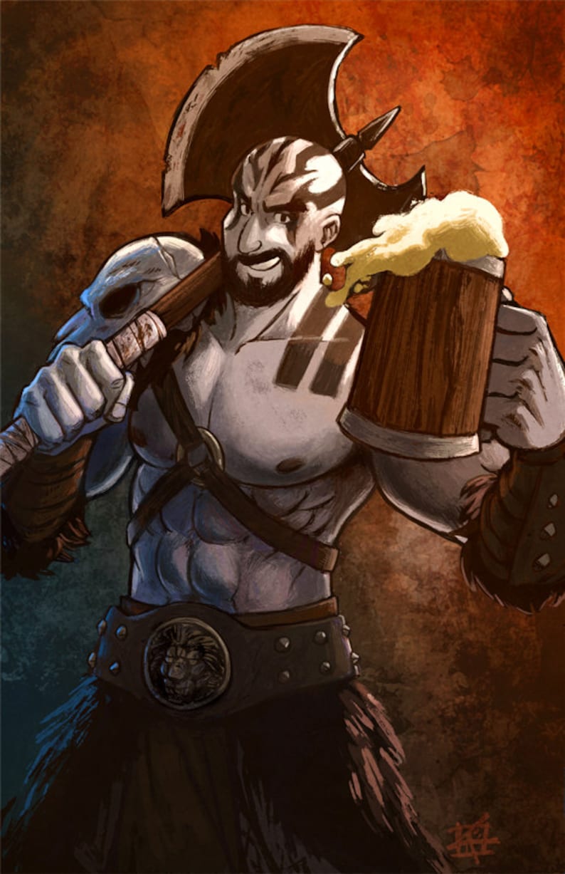 Grog Strongjaw 11x17 Critical Role Fan Art Poster Print | Etsy