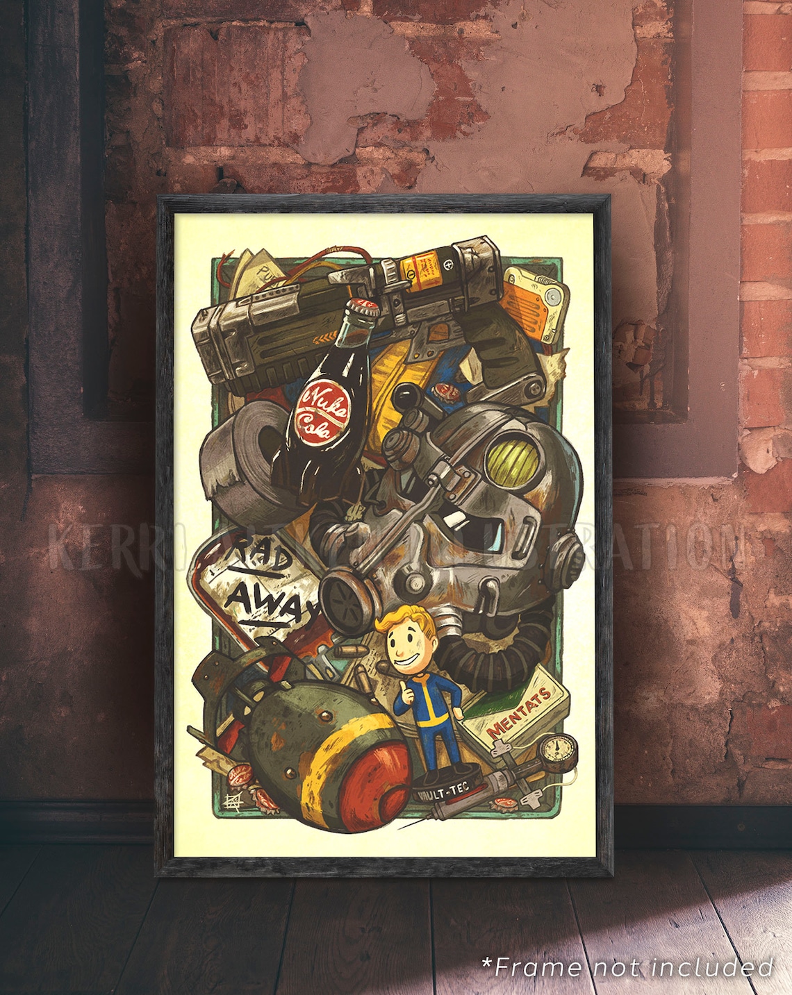 Wasteland Cache 11x17 Fallout Art Print Poster - Etsy