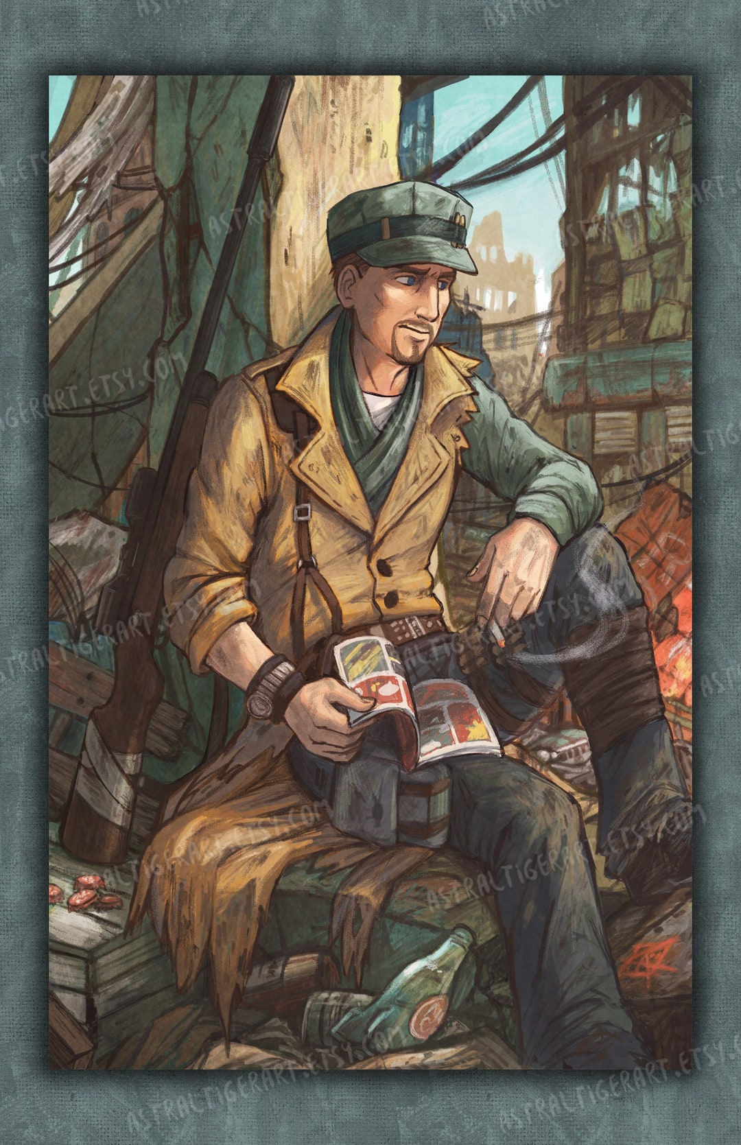 Fallout 4 Maccready 11x17 Art Print Poster - Etsy
