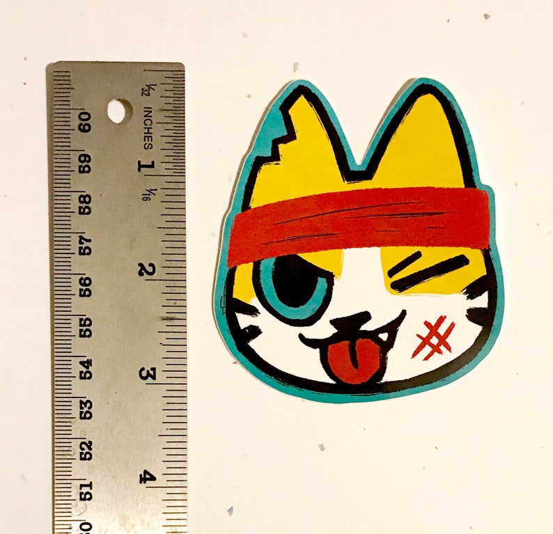 Danger Cats 3 Vinyl Stickers - Etsy