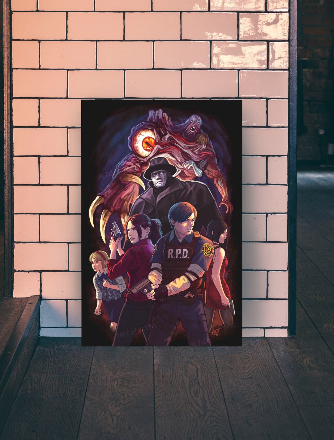 Resident Evil 2 - 11x17" Art Print Poster - Etsy