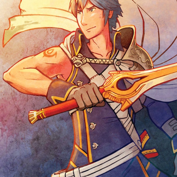 Fire Emblem Chrom Print - Etsy