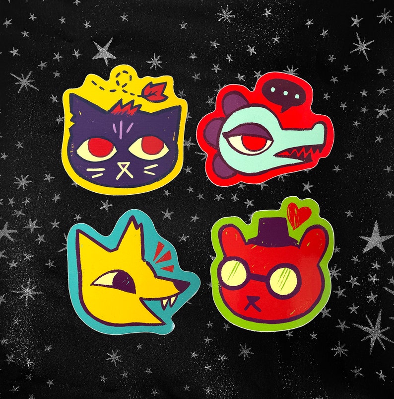 Night in the Woods 3 Vinyl Stickers - Etsy