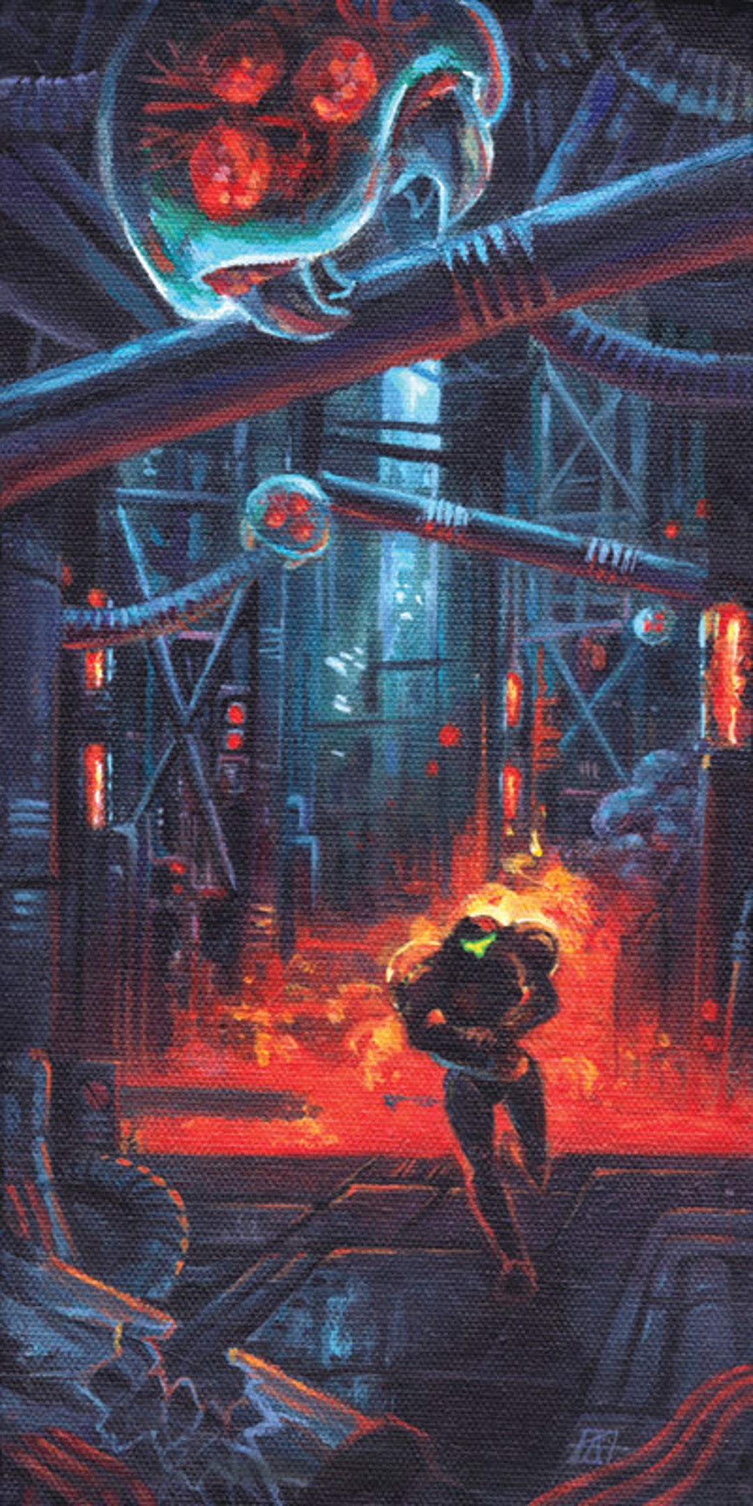 Escape from Tourian 8x17 Fan Art Print Metroid - Etsy México