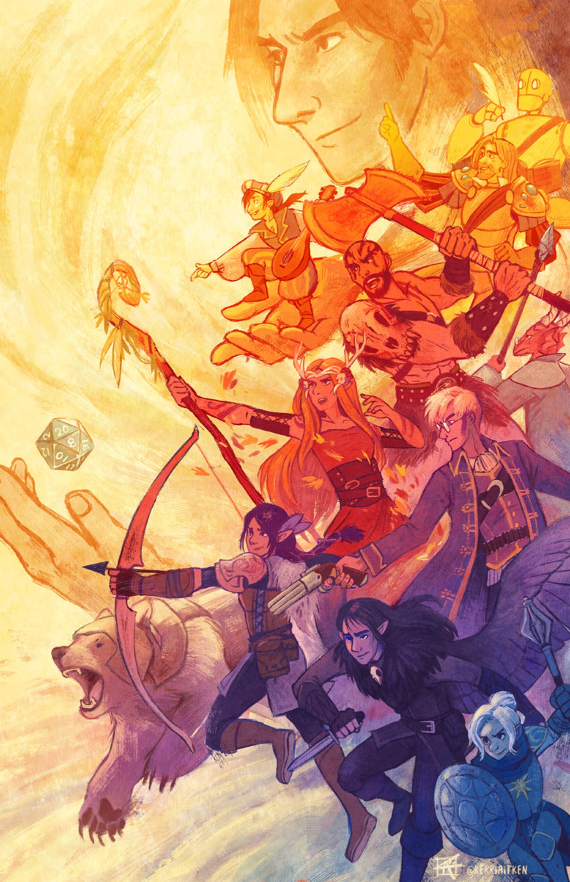 Vox Machina 11x17 Critical Role Fan Art Poster Print - Etsy Canada