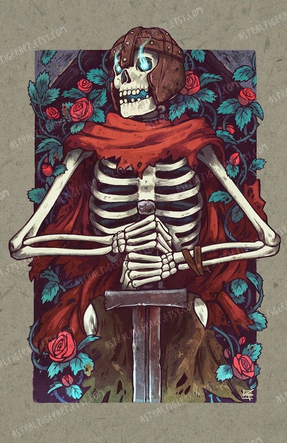 The Hallowed Dead 11x17 Print Original Illustration - Etsy