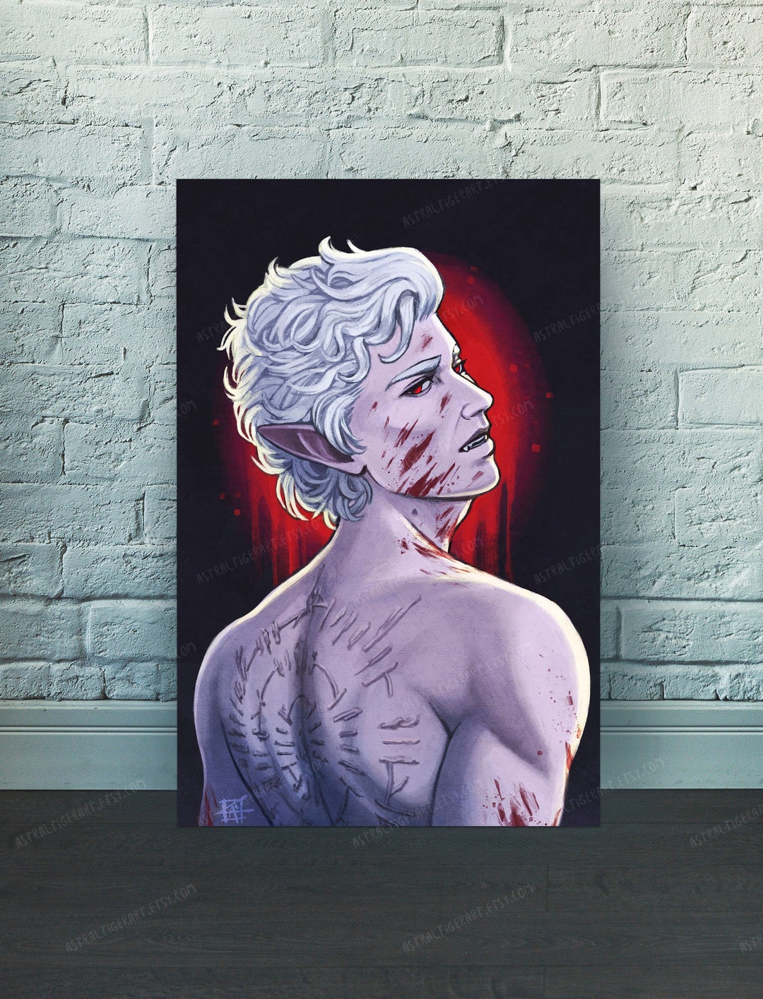Astarion 11x17 Print Baldurs Gate 3 Fan Art Etsy