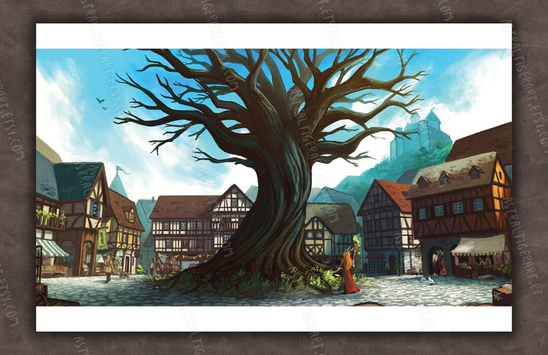 Keyleth and the Sun Tree 11x17" Critical Role Fan Art Poster Print - Etsy