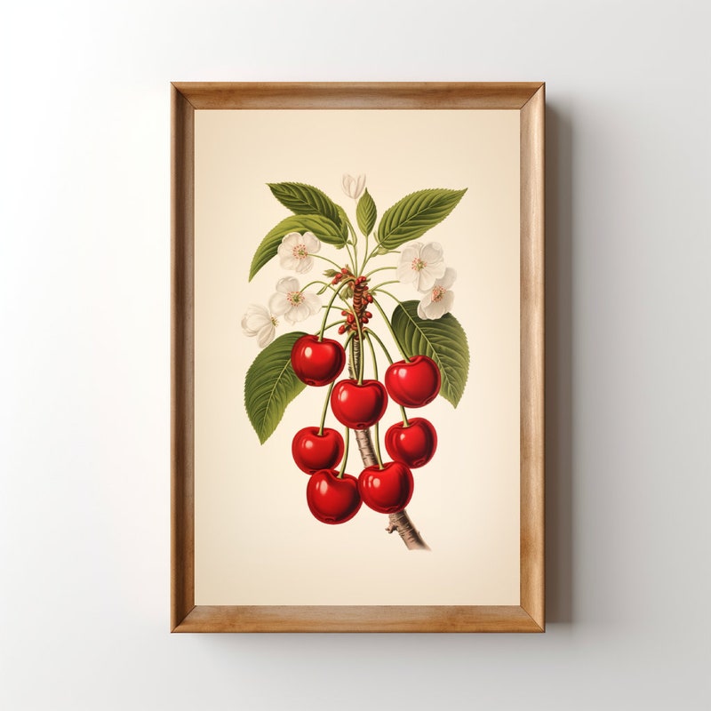 Cherry Art Print - Etsy