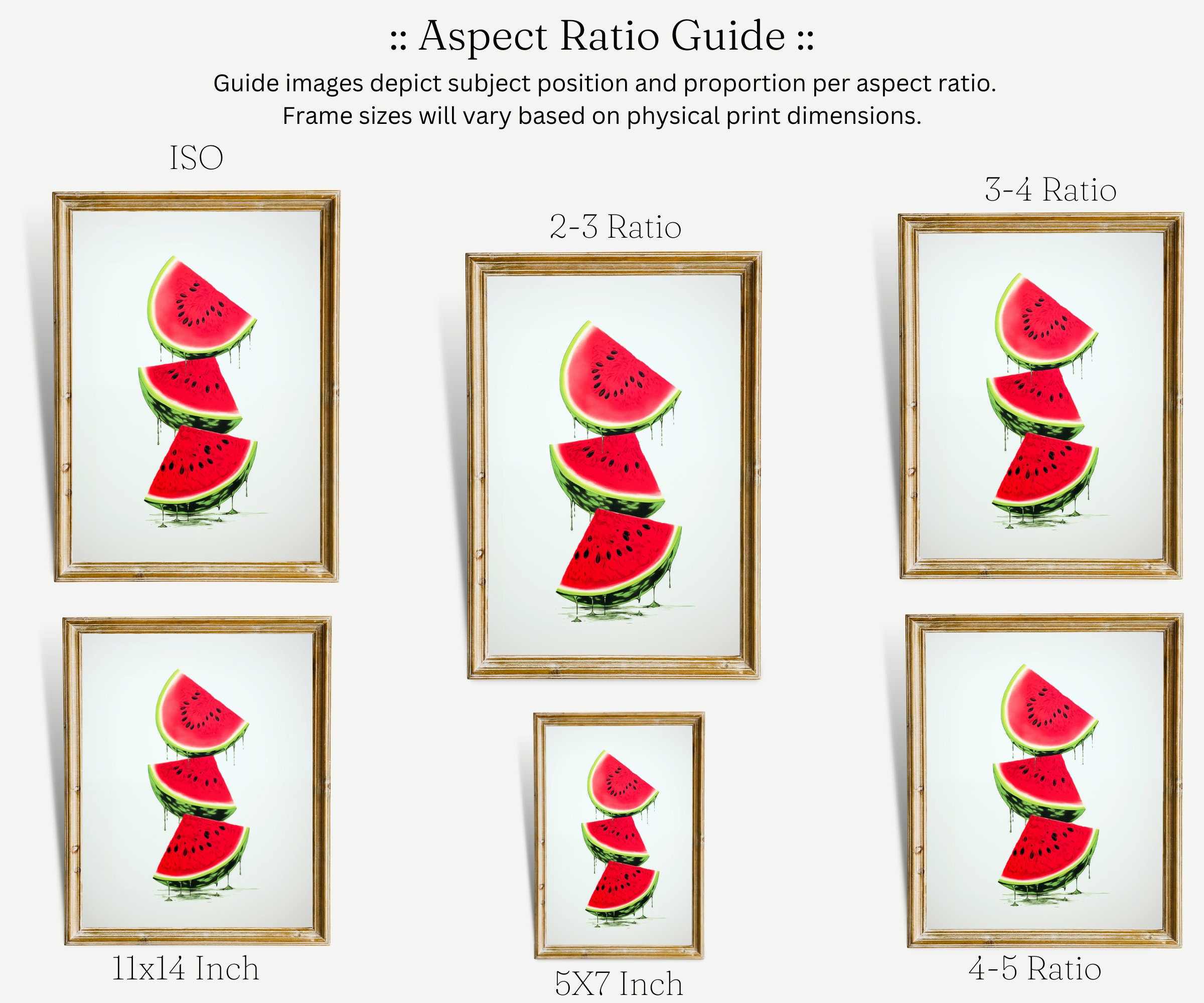 Vintage Surreal Watermelon Art Print, Printable Watermelon Painting ...