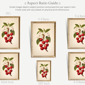 Vintage Cherries Art Print, Printable Cherry Wall Art, Vintage ...