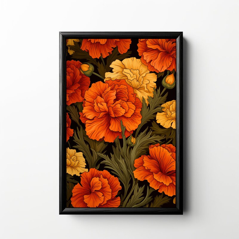 Marigold Print - Etsy