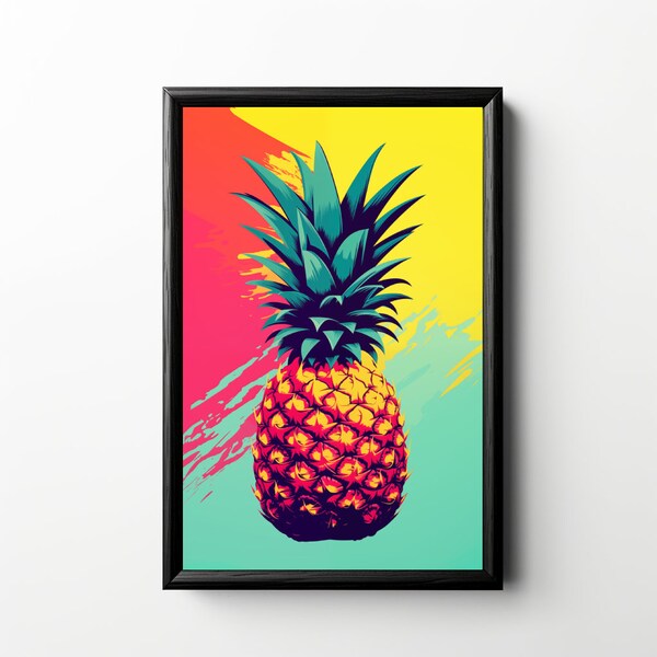 Pineapple Poster - Etsy