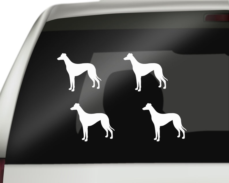 Greyhound Dog Car Sticker Decal Greyhounds | Etsy